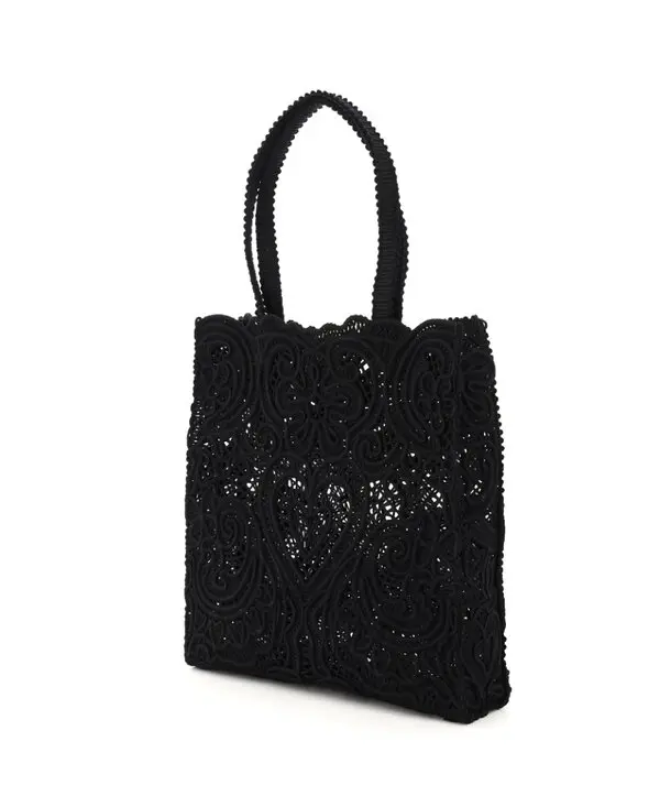 Dolce & Gabbana Medium Beatrice Cordonetto Lace Shopper