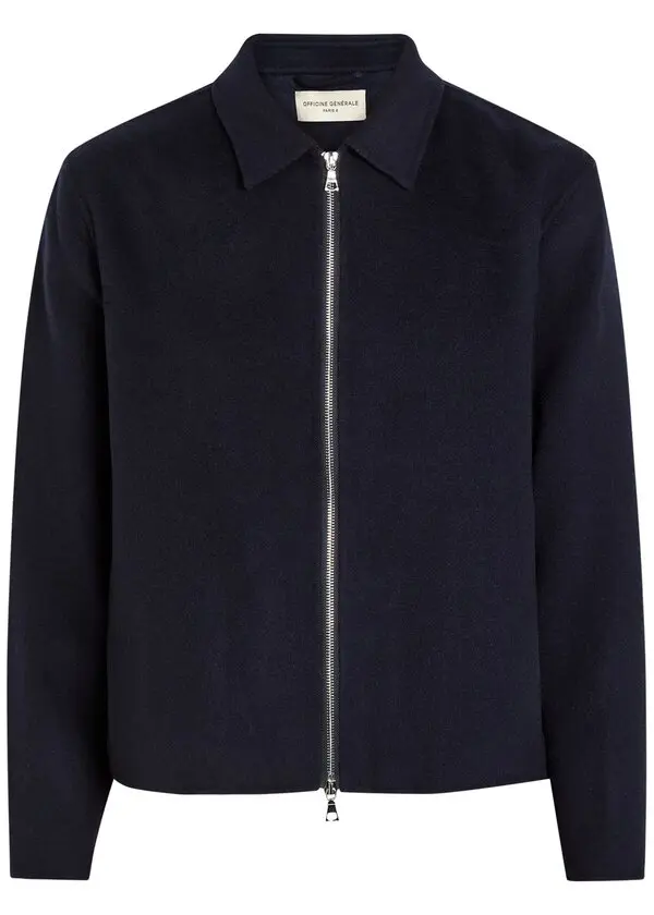 Officine Générale Mazir Wool Bomber Jacket