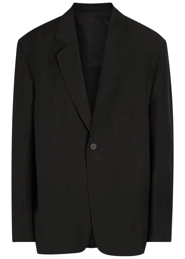 Studio Nicholson Denison Linen And Wool-blend Blazer