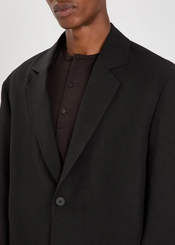 Studio Nicholson Denison Linen And Wool-blend Blazer