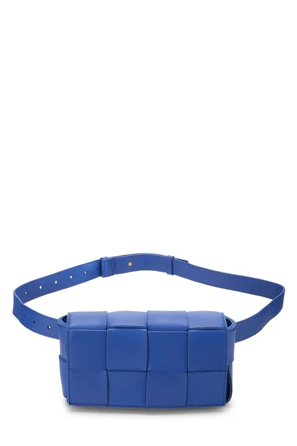 Bottega Veneta Maxi Intrecciato Cassette Belt Bag - Blue