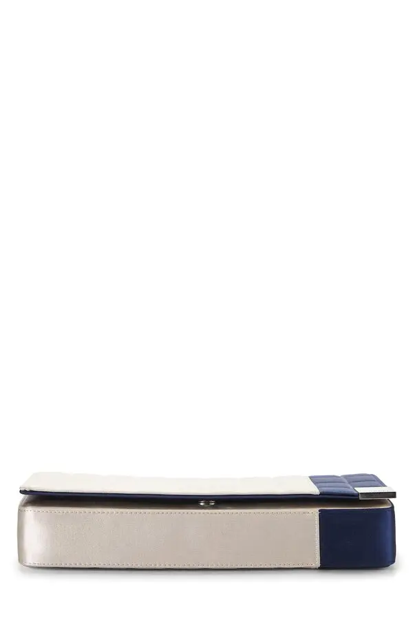 Chanel Satin Chocolate Bar Shoulder Bag