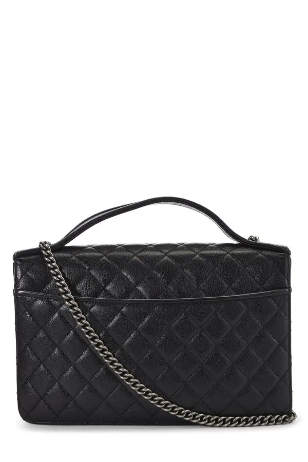 Chanel Goatskin 'cc' University Flap Bag
