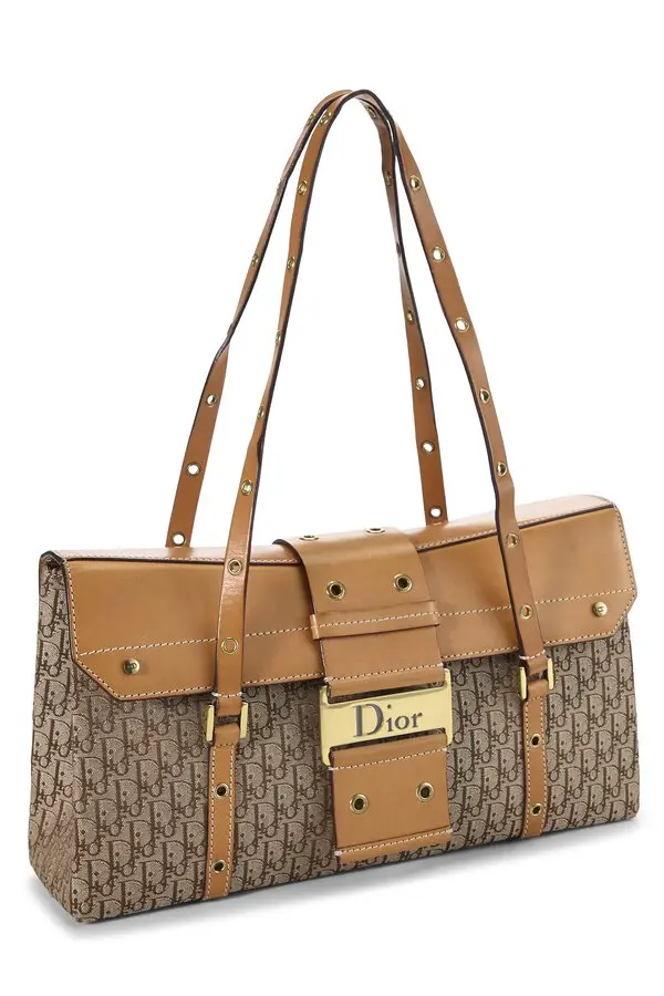 Dior Trotter Canvas Street Chic Shoulder Bag