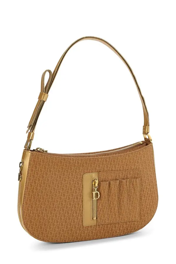 Dior Suede Satchel Shoulder Bag