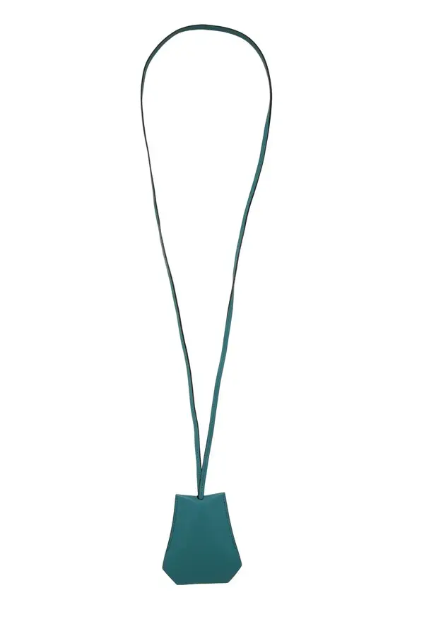 Hermès Swift Clochette Bag Charm - Blue