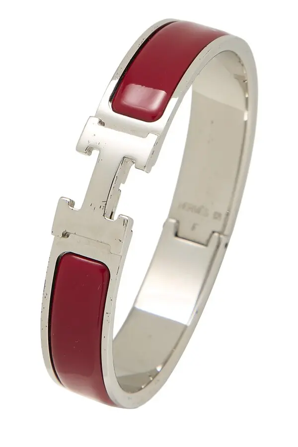 Hermès Clic Clac H Pm Bracelet - Red