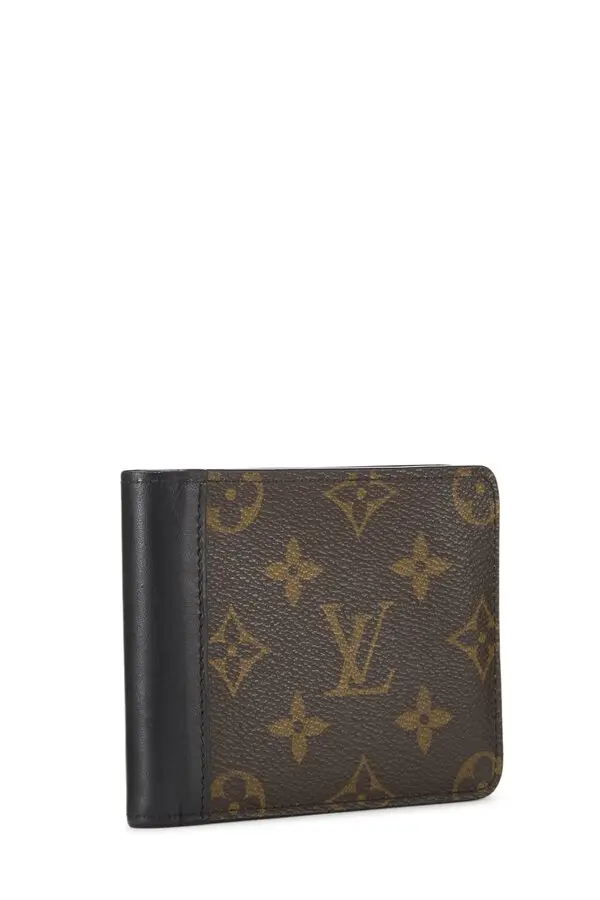 LOUIS VUITTON Monogram Canvas Macassar Multiple Wallet