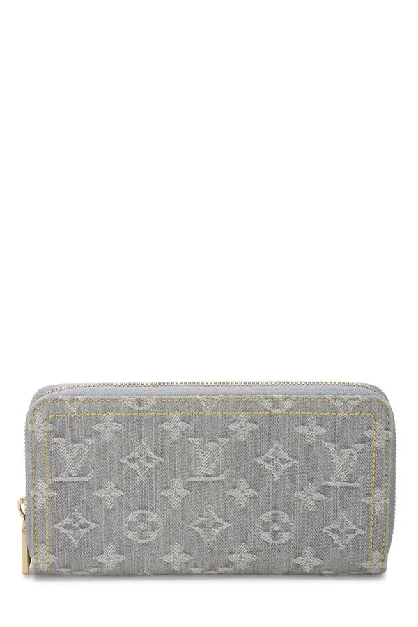 LOUIS VUITTON Monogram Denim Zippy Continental