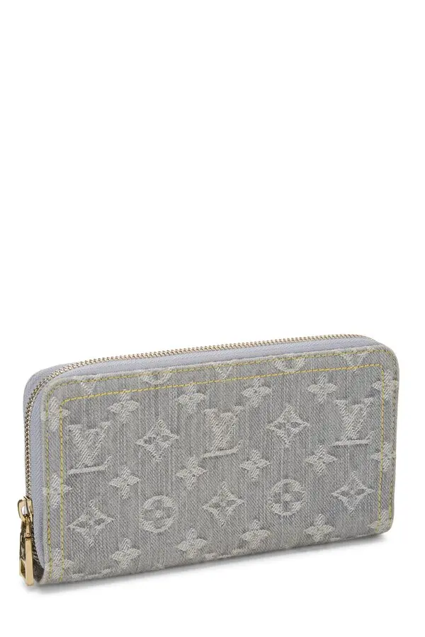 LOUIS VUITTON Monogram Denim Zippy Continental