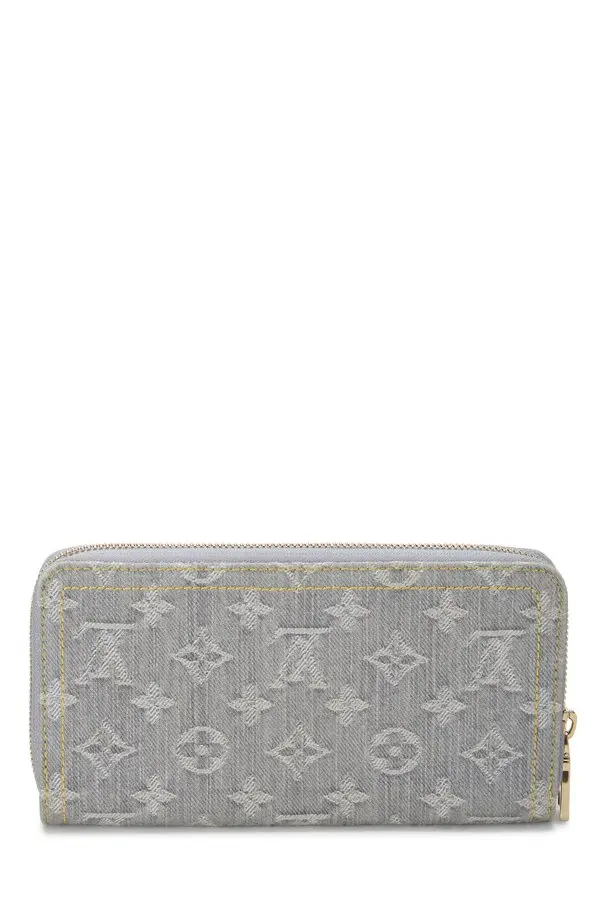 LOUIS VUITTON Monogram Denim Zippy Continental