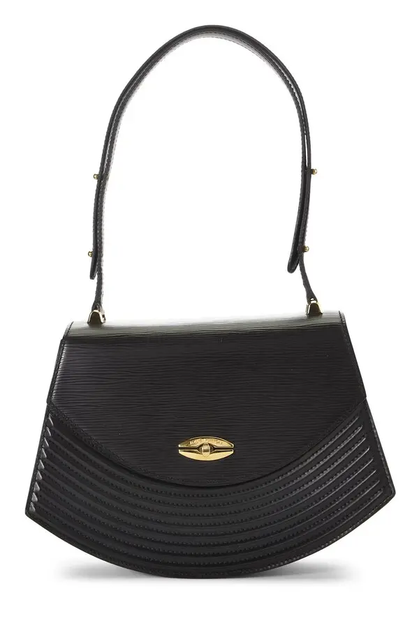 LOUIS VUITTON Epi Tilsitt Shoulder Bag - Black