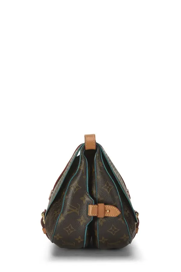 LOUIS VUITTON Perforated Monogram Saumur 30