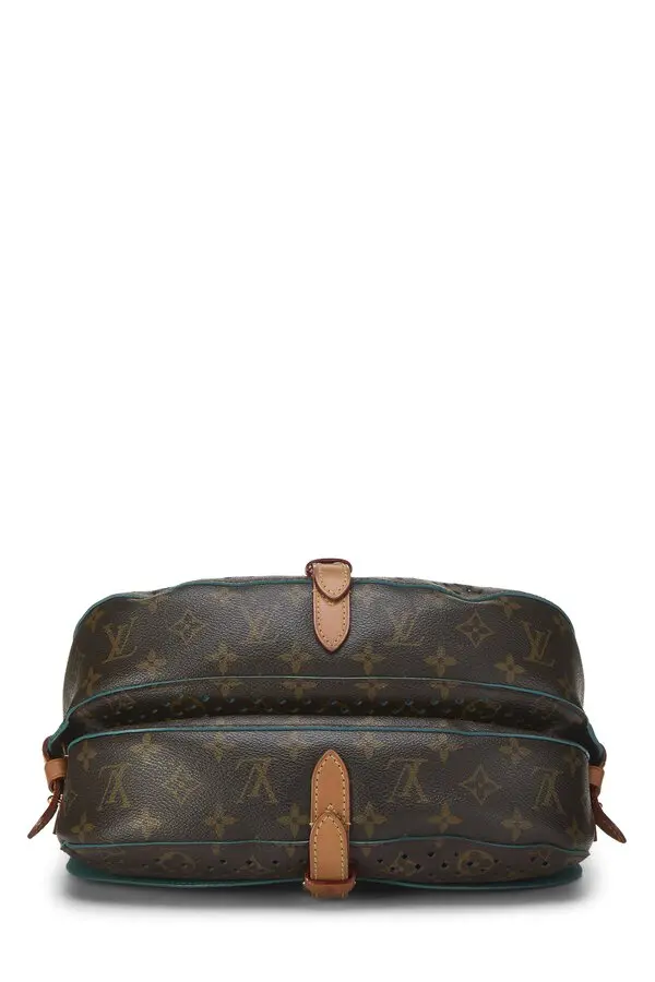 LOUIS VUITTON Perforated Monogram Saumur 30