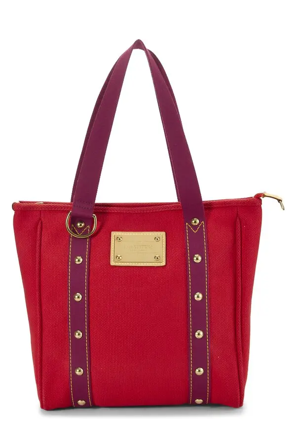 LOUIS VUITTON Antigua Cabas Canvas Tote