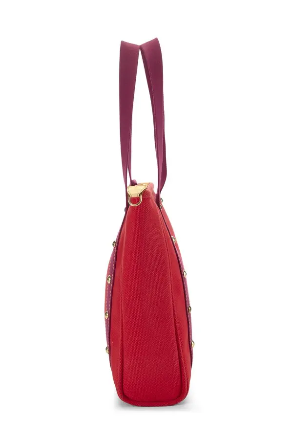 LOUIS VUITTON Antigua Cabas Canvas Tote