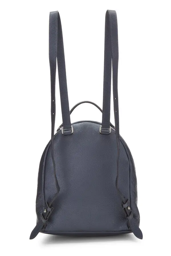 LOUIS VUITTON Bleu Infini Monogram Empreinte Pins Sorbonne Backpack