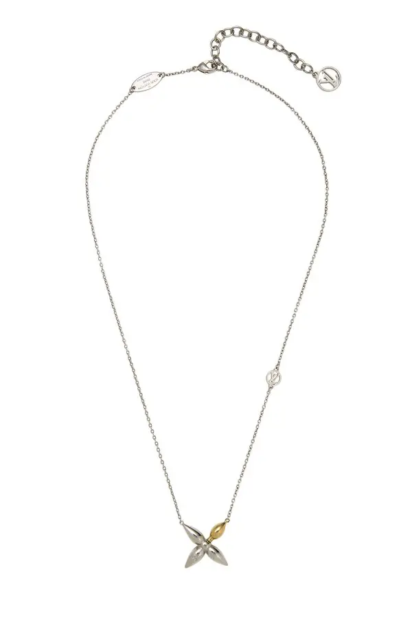 LOUIS VUITTON Louisette Necklace - Silver