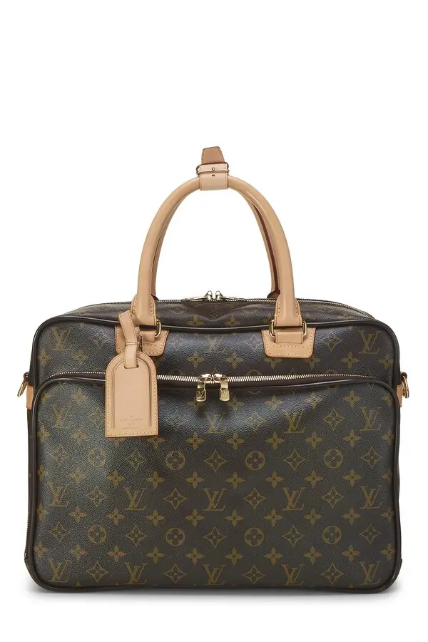 LOUIS VUITTON Monogram Icare Briefcase - Brown