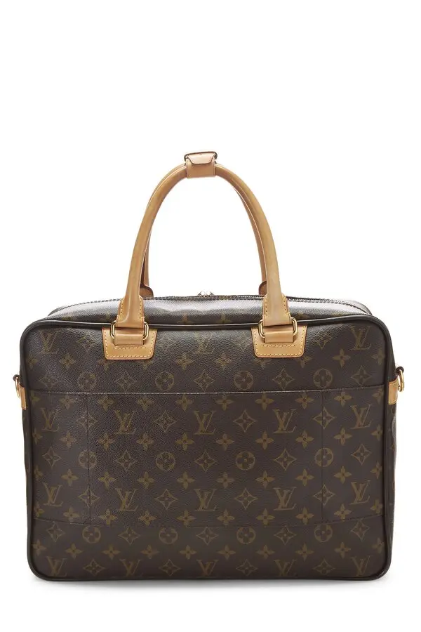LOUIS VUITTON Monogram Icare Briefcase - Brown