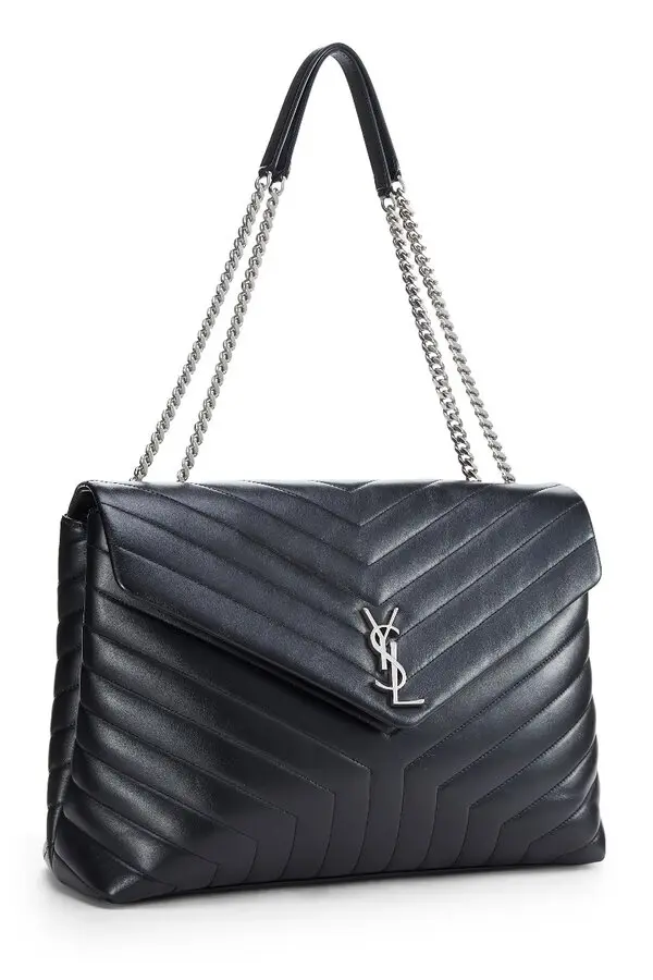 Saint Laurent Calfskin Monogram Loulou