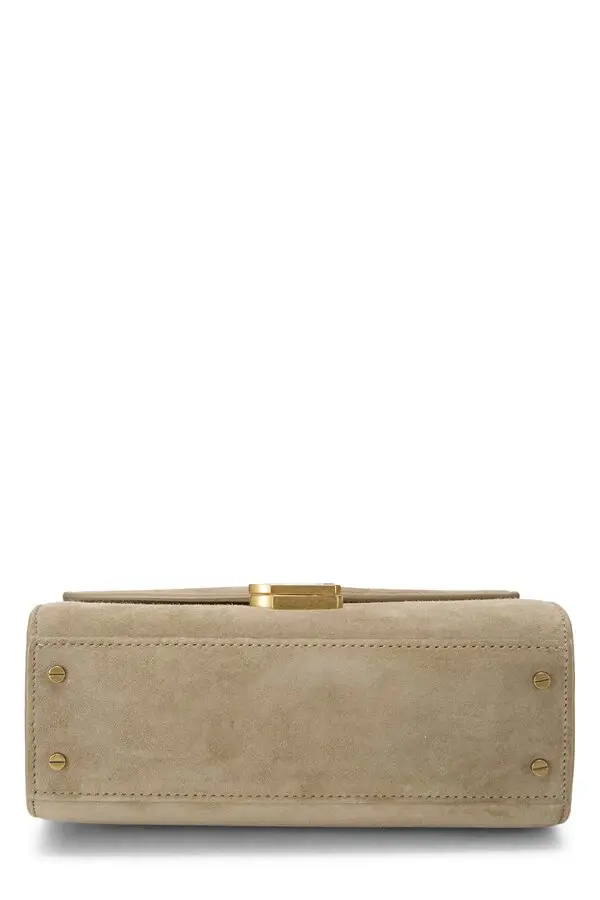 Saint Laurent Suede Cassandra Top Handle