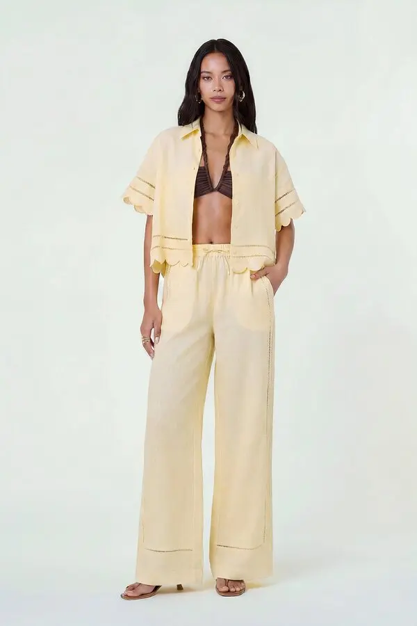 NICHOLAS Juni Shirt - Custard