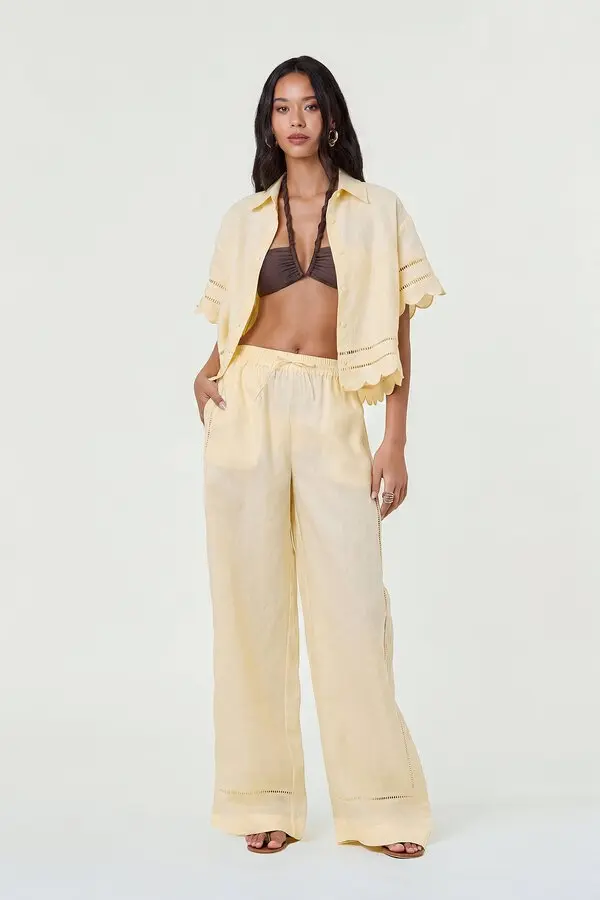 NICHOLAS Juni Shirt - Custard