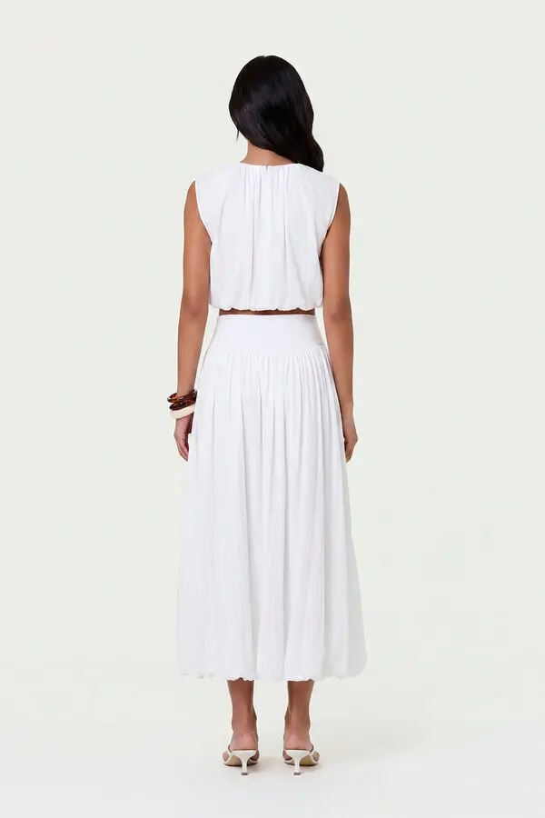 NICHOLAS Zaira Skirt - Ivory