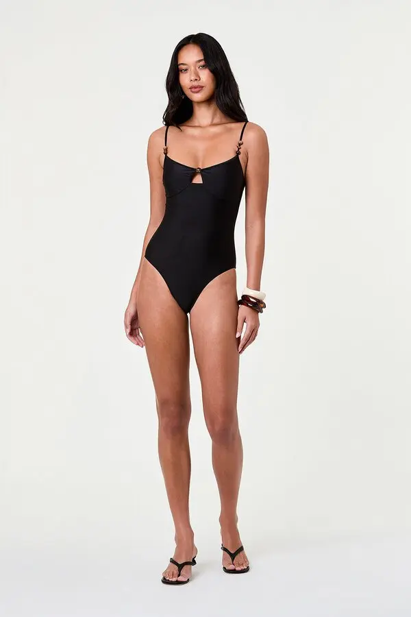 NICHOLAS Name One Piece Suit - Black