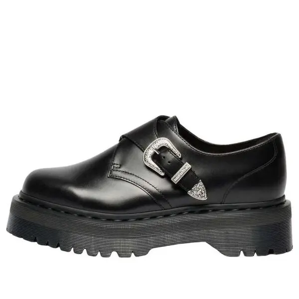 Dr. Martens Monk Strap Platform Shoes - Black