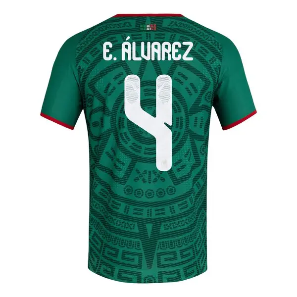 Adidas Authentic Mexico National Team Julian Alvarez Jersey - Bold Green