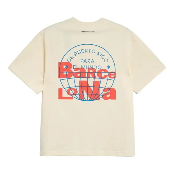 Adidas X Bad Bunny Dtmf Tour Merch Barcelona T-shirt - Beige
