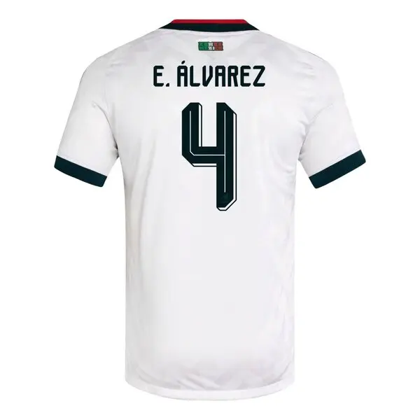 Adidas Mexico 26 Authentic Julian Alvarez Jersey - White