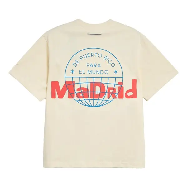 Adidas X Bad Bunny Dtmf Tour Merch Madrid T-shirt - Beige
