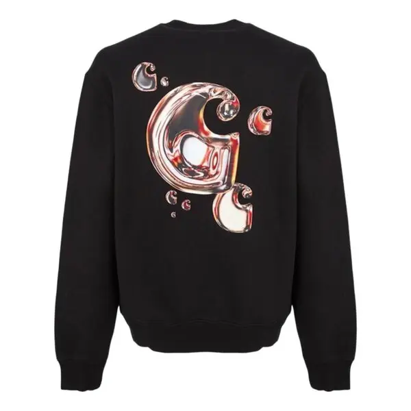 Carhartt Work In Progress Solar Chrome Fleece Sweatshirt - Black