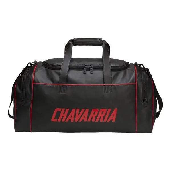 Adidas Chavarria Premium Leather Gym Bag - Black