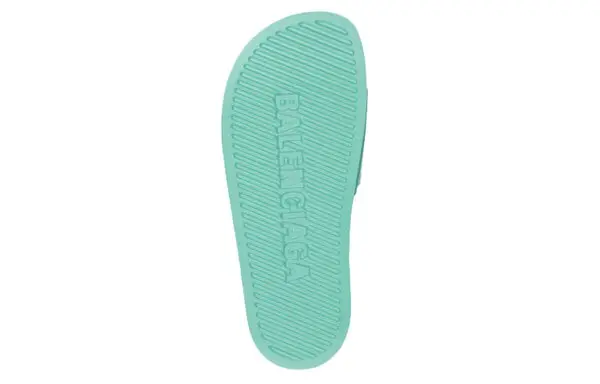 Balenciaga Pool Slides - Mint/black