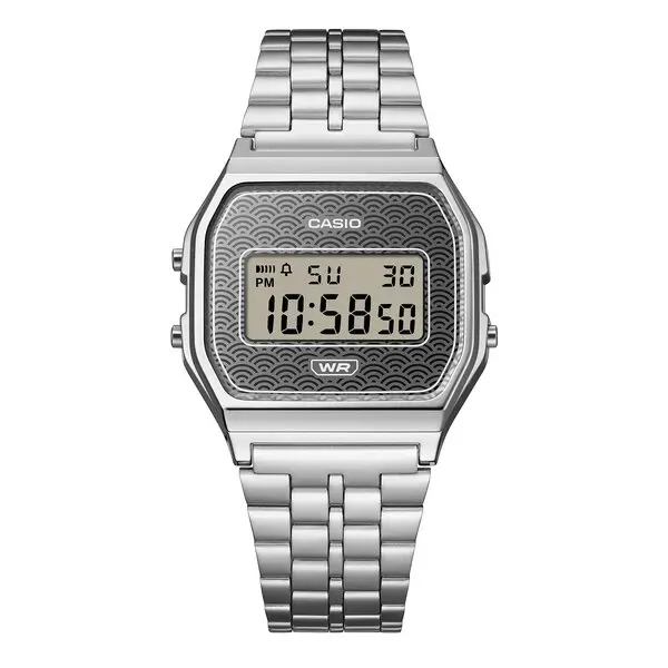 Casio Digital Watch With Stainless Steel Band
