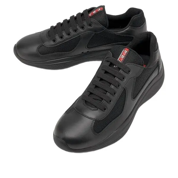 Prada America's Cup Sneakers - Black