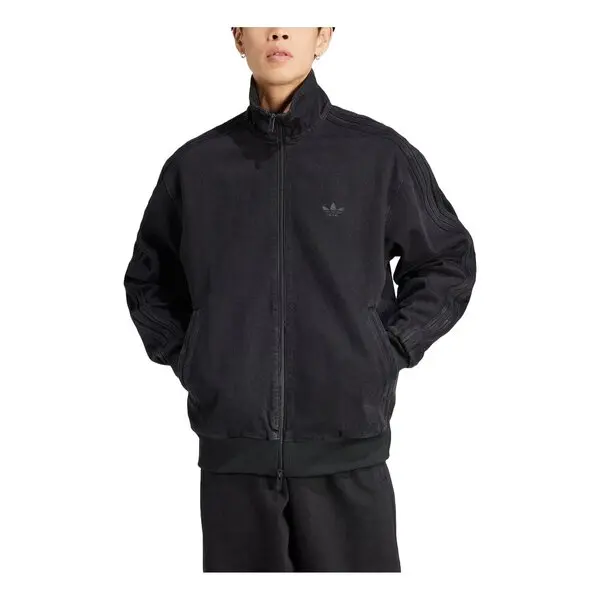 Adidas Premium Denim Firebird Track Jacket - Black