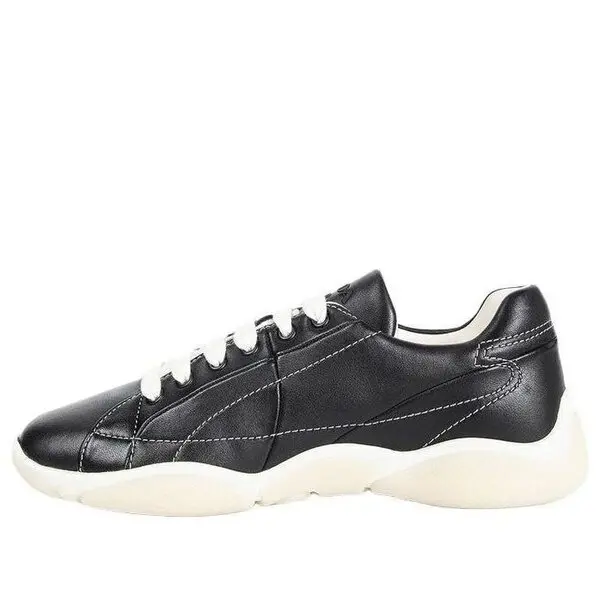 Prada Fs25 Nappa Leather Lace-up Sneakers - Black