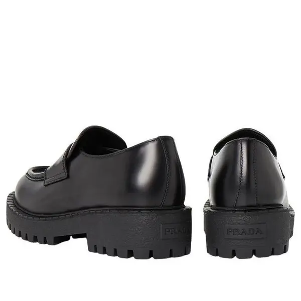 Prada Lug Sole Loafers