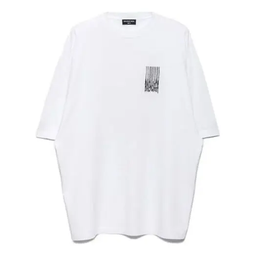 Balenciaga Barcode T-shirt - White