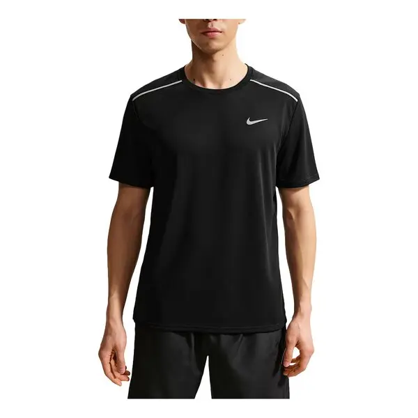 Nike Miler Dri-fit Uv Protection T-shirt - Black