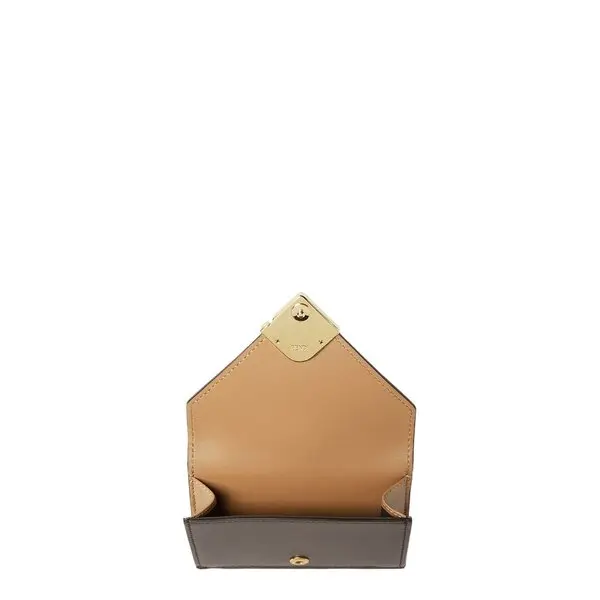 Fendi Ss26 Ff Diamonds Wallet - Brown