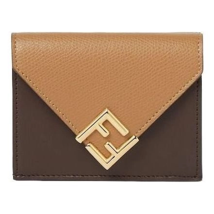 Fendi Ss26 Ff Diamonds Wallet - Brown