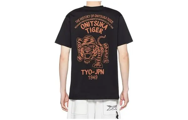 Onitsuka Tiger 3d Tiger Logo T-shirt 'black