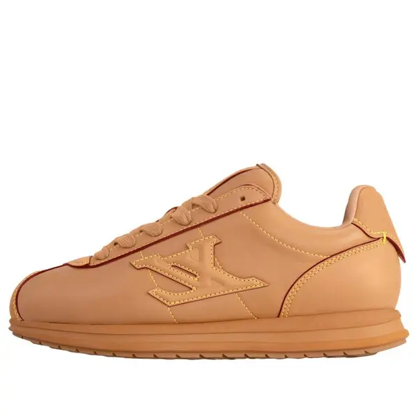 LOUIS VUITTON Buttersoft Lace Up Sneakers - Beige