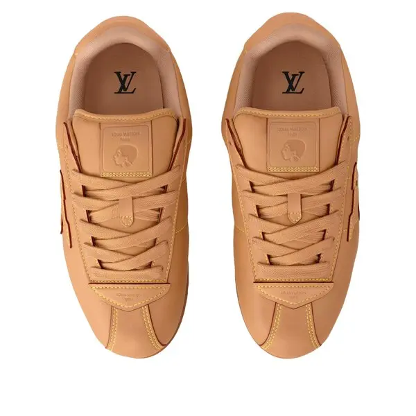 LOUIS VUITTON Buttersoft Lace Up Sneakers - Beige